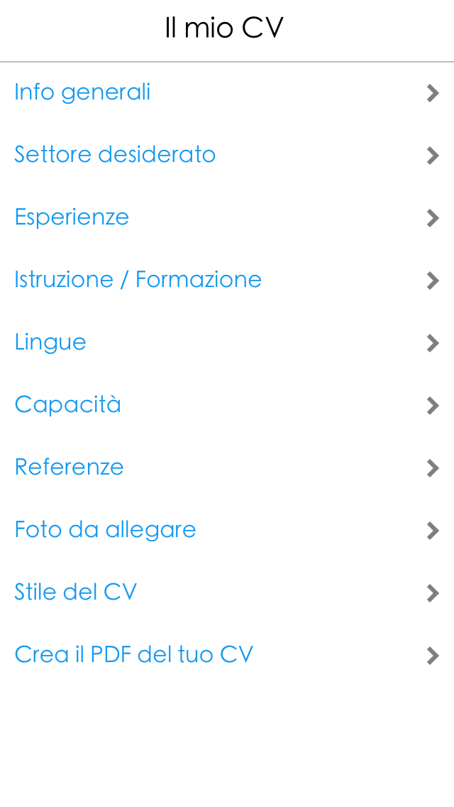 Il mio CV, l'applicazione ideale per creare ed inviare facilmente il ...