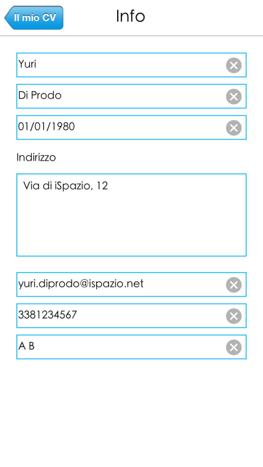 Il mio CV, l'applicazione ideale per creare ed inviare facilmente il ...