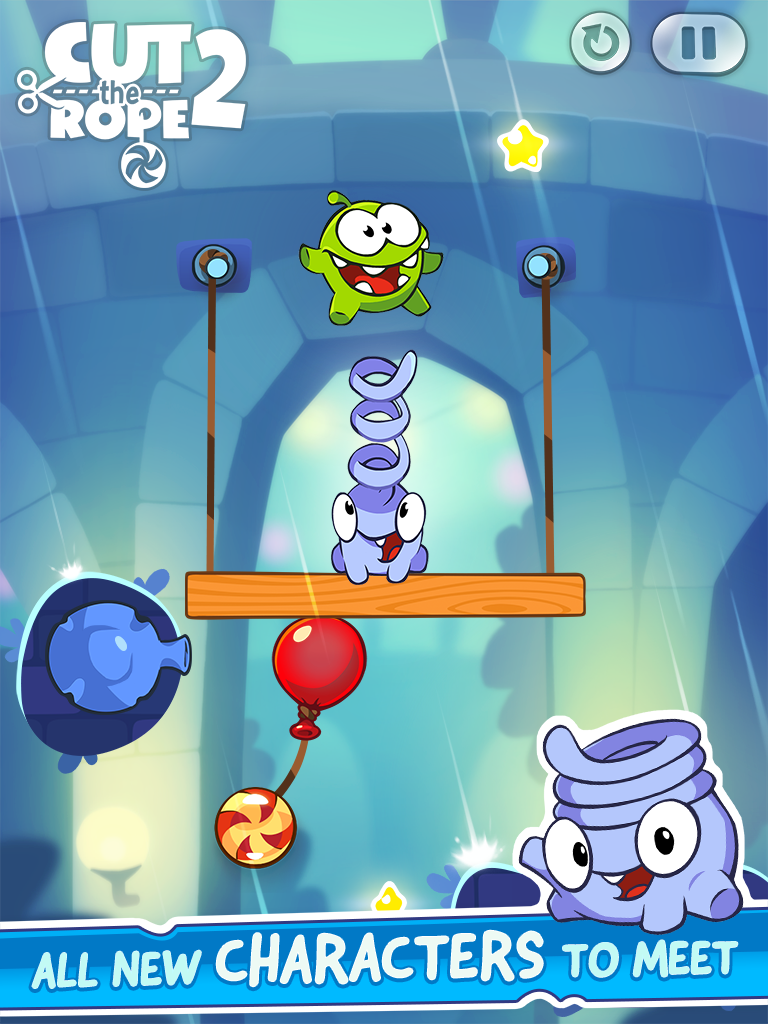 Cut the Rope 2: il video gameplay ed alcuni screenshot del gioco più ...