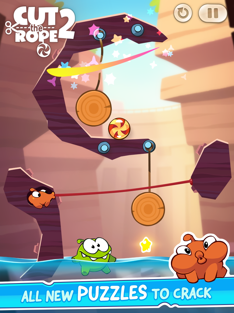 Cut the Rope 2: il video gameplay ed alcuni screenshot del gioco più ...