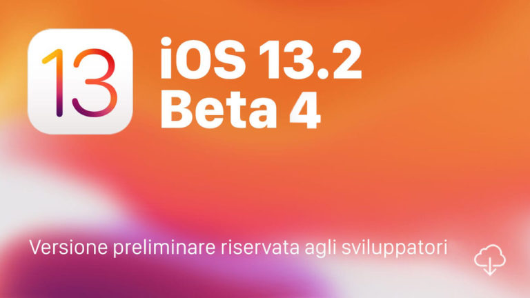 Arriva la quarta beta riservata agli sviluppatori di iOS 13.2 e iPadOS 13.2