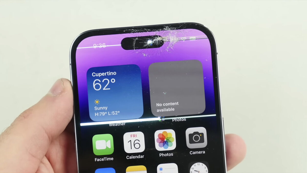 Drop Test iPhone 14 Pro e test di resistenza ai graffi [Video]