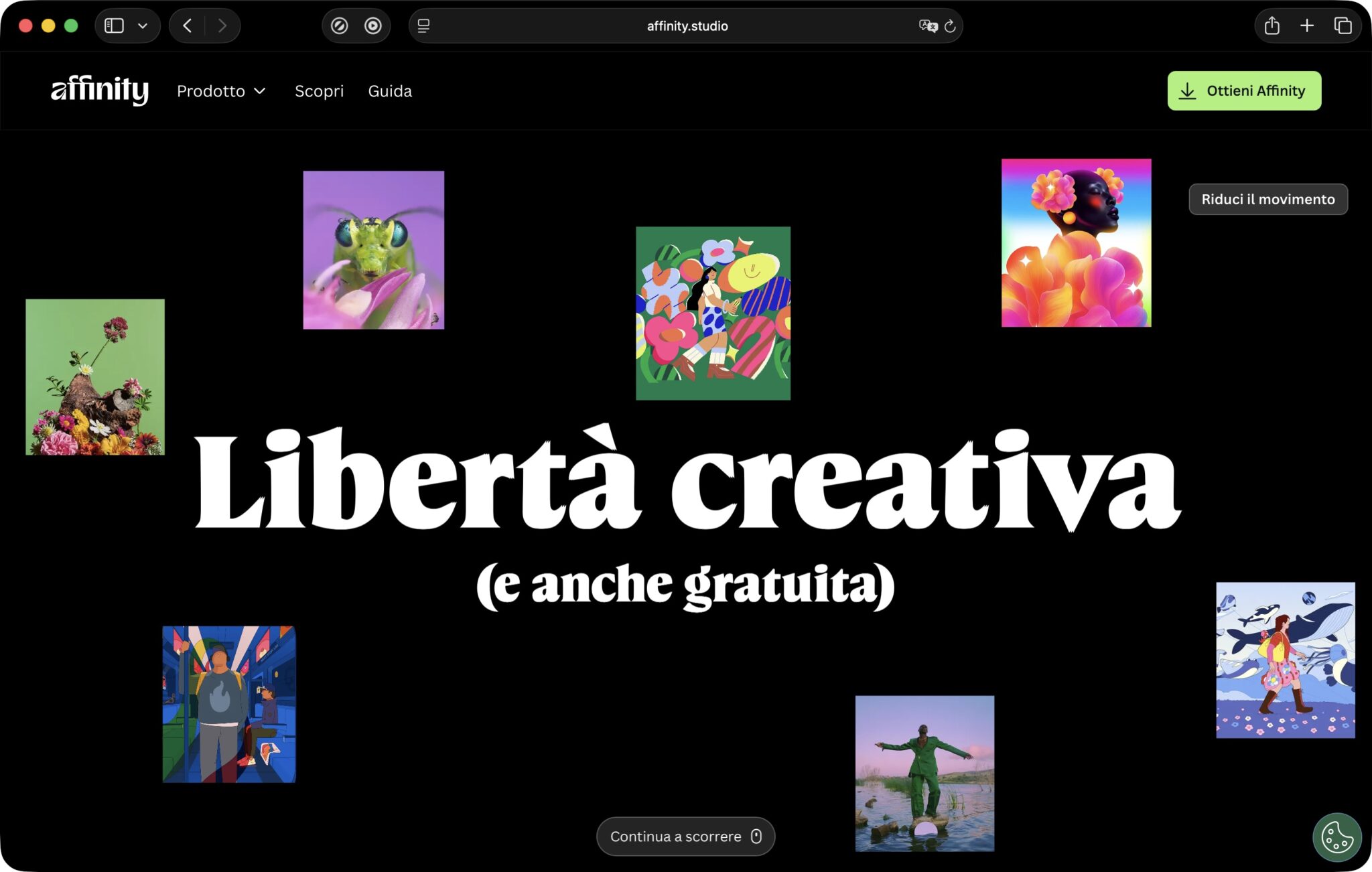 Affinity diventa gratuita e si integra con Canva